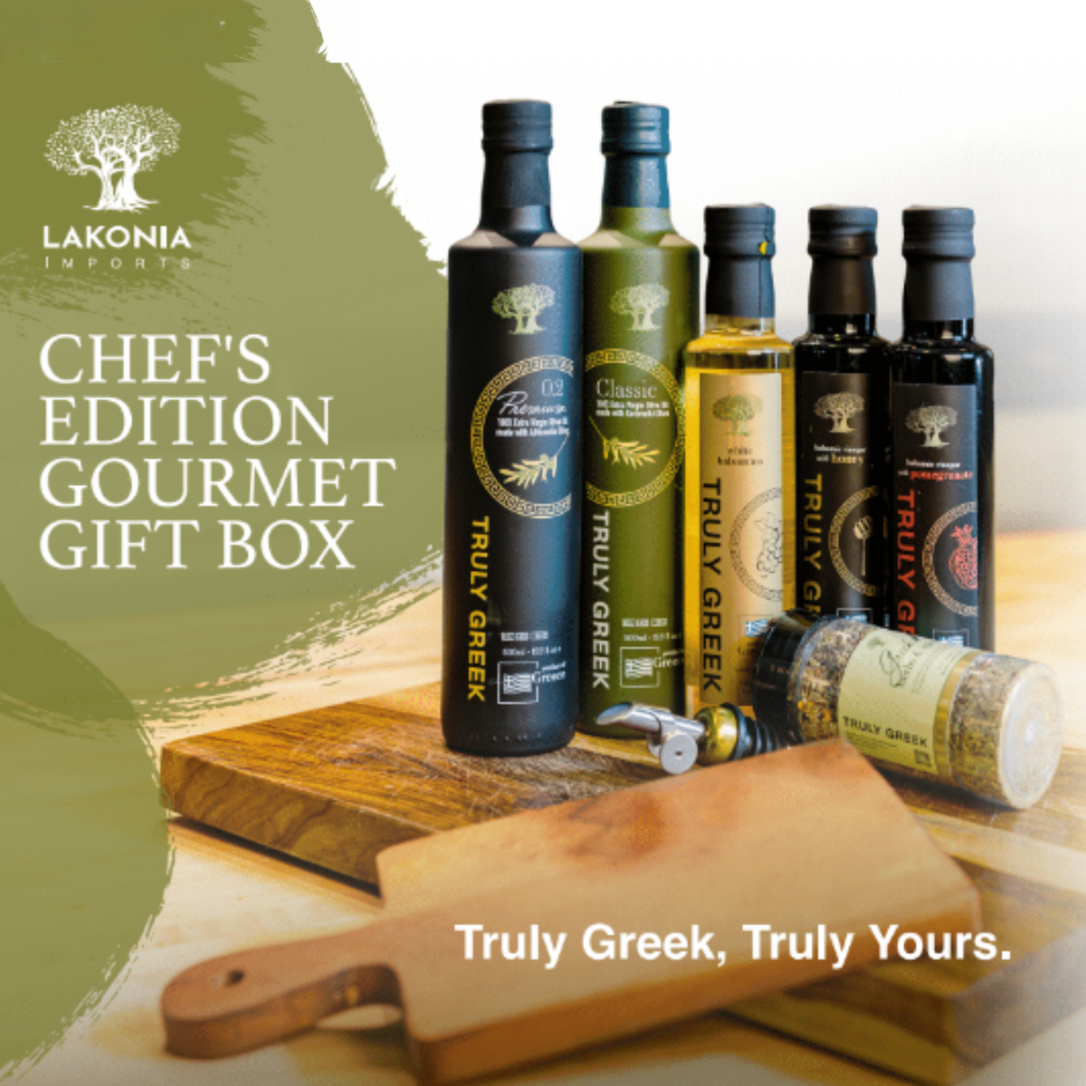 TRULY GREEK Chef’s Edition Gift Box – Lakonia imports
