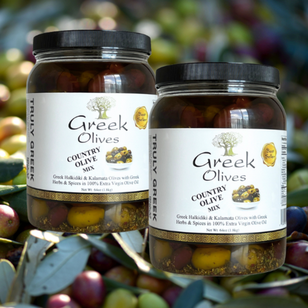TRULY GREEK Country Olive Double Bundle – Lakonia imports