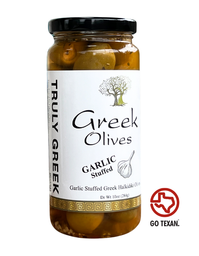 TRULY GREEK Garlic Stuffed Olives – Lakonia imports