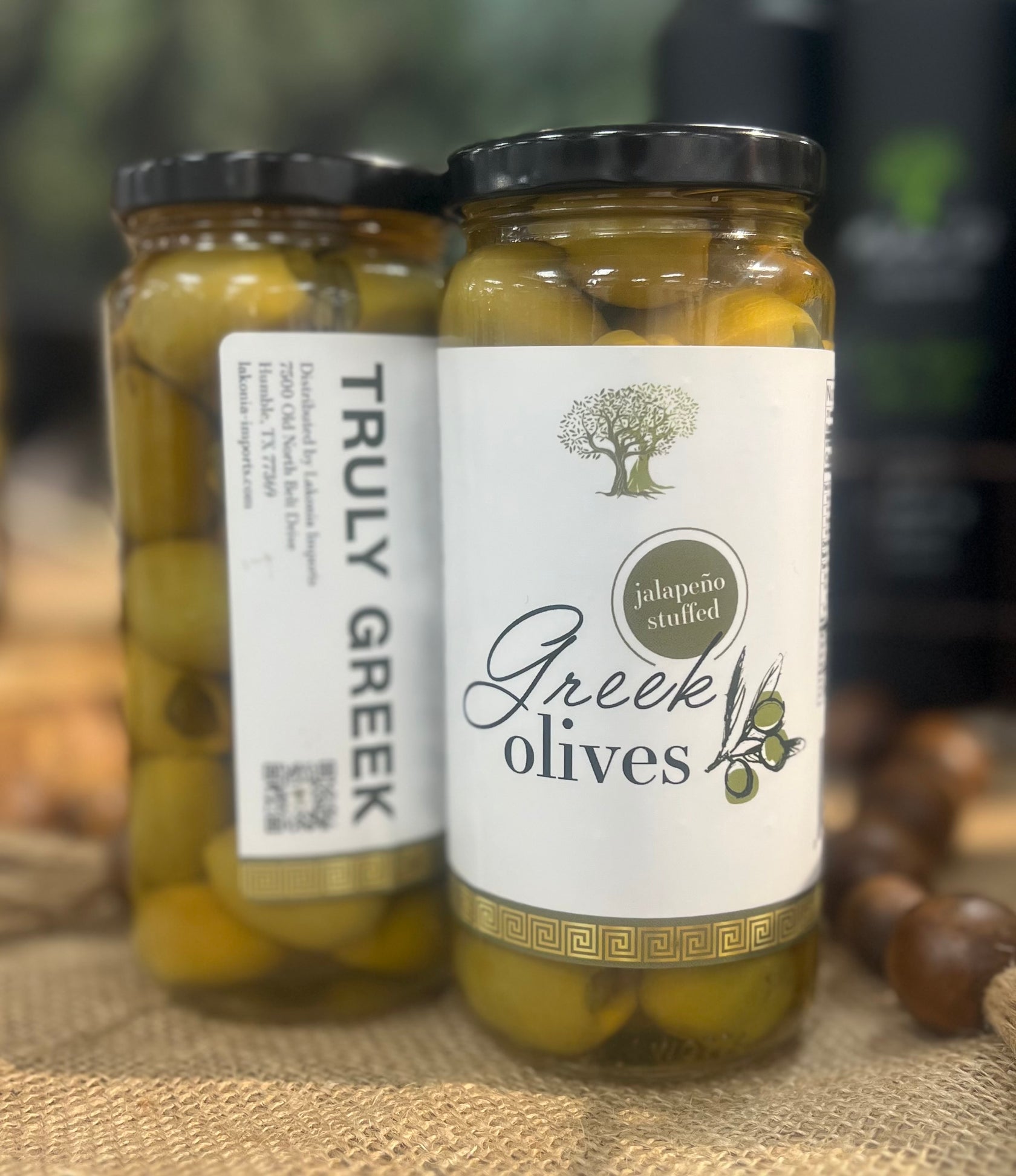 Jalapeno Stuffed Olives – Lakonia imports