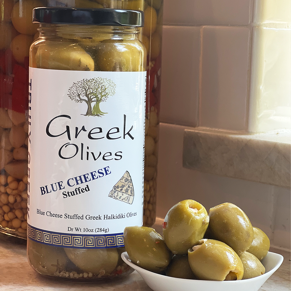 TRULY GREEK Blue Cheese Stuffed Olives – Lakonia imports